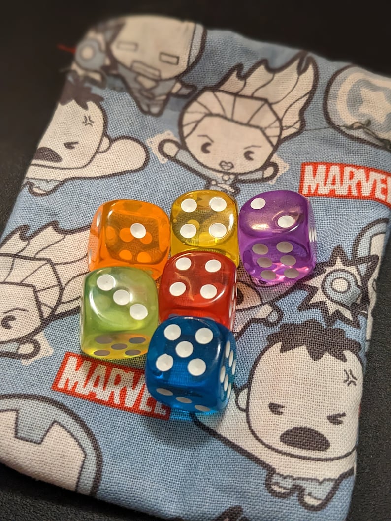 Superhero Dice Games - Full Set - Etsy