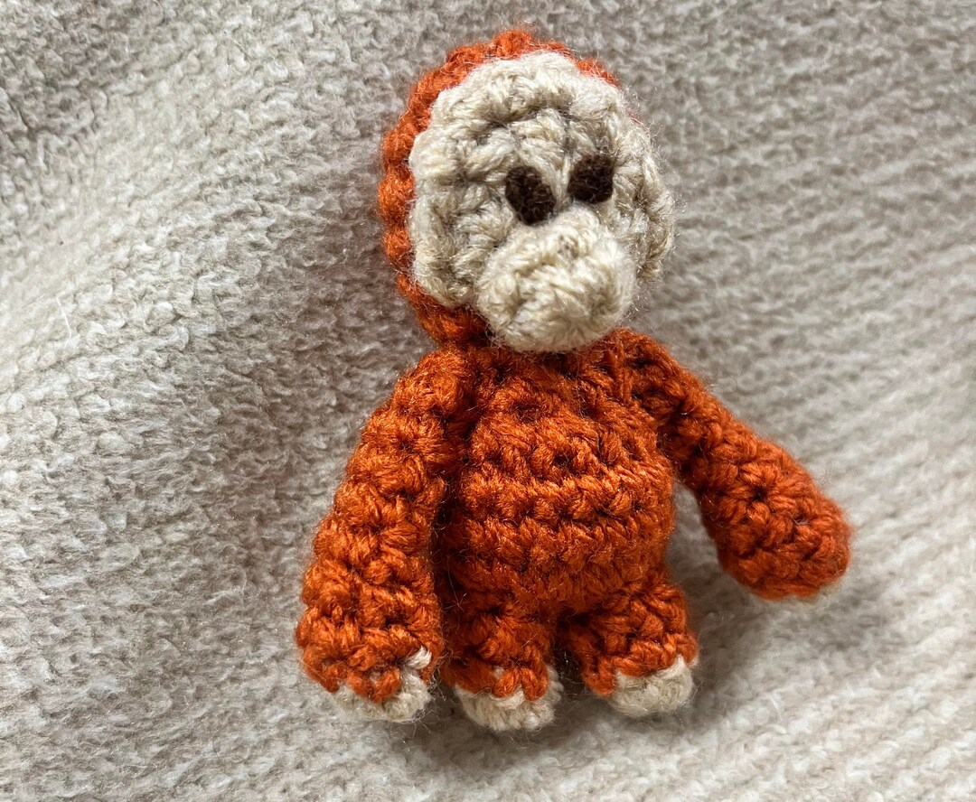 Little Orangutan Crochet Pattern - Etsy