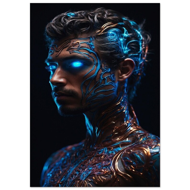 Poster Wall Art Life on Mars Native Species Mimics Man Matte Poster ...
