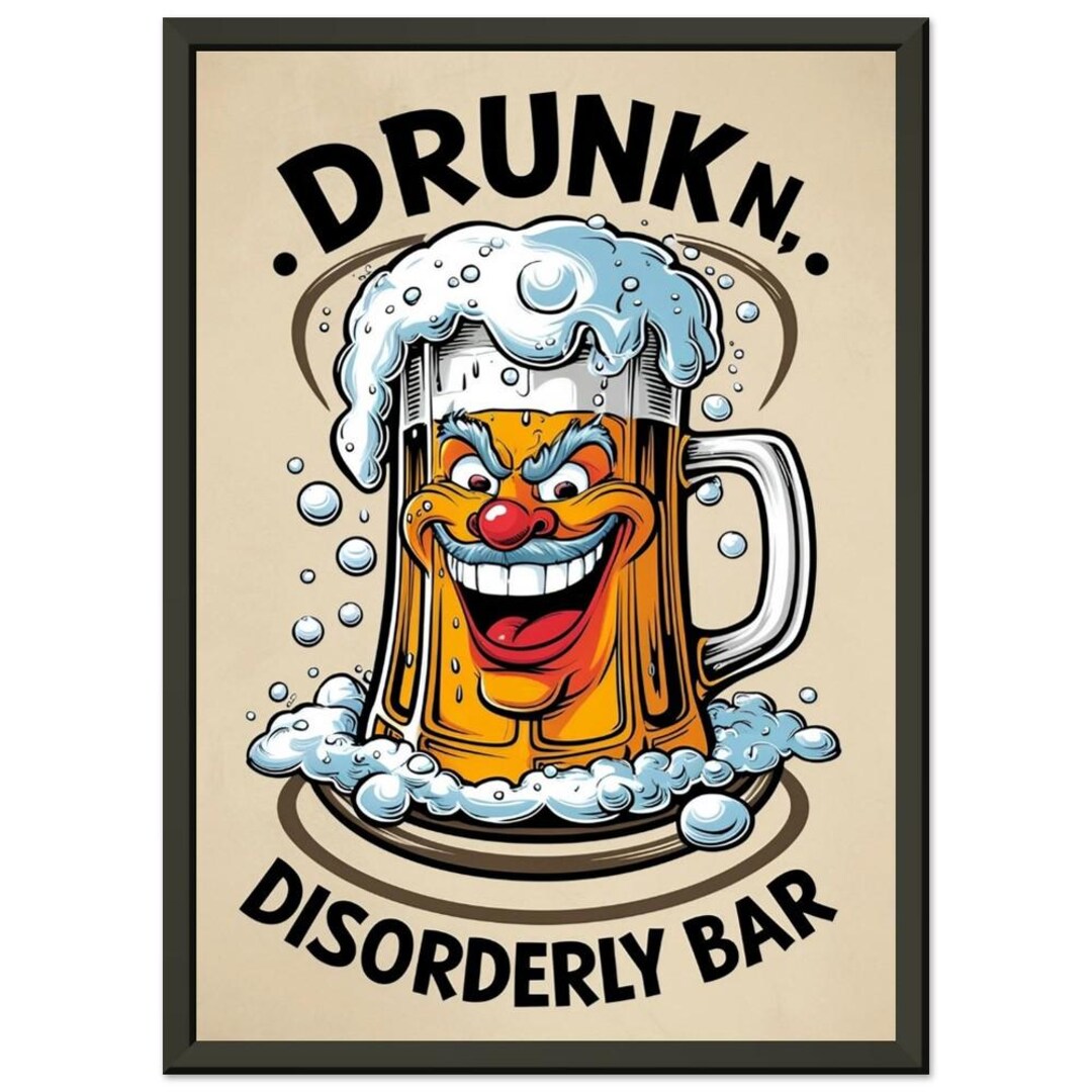 Classic Matte Paper Poster Sign With Metal Frame | A4 (21x29.7 Cm ...