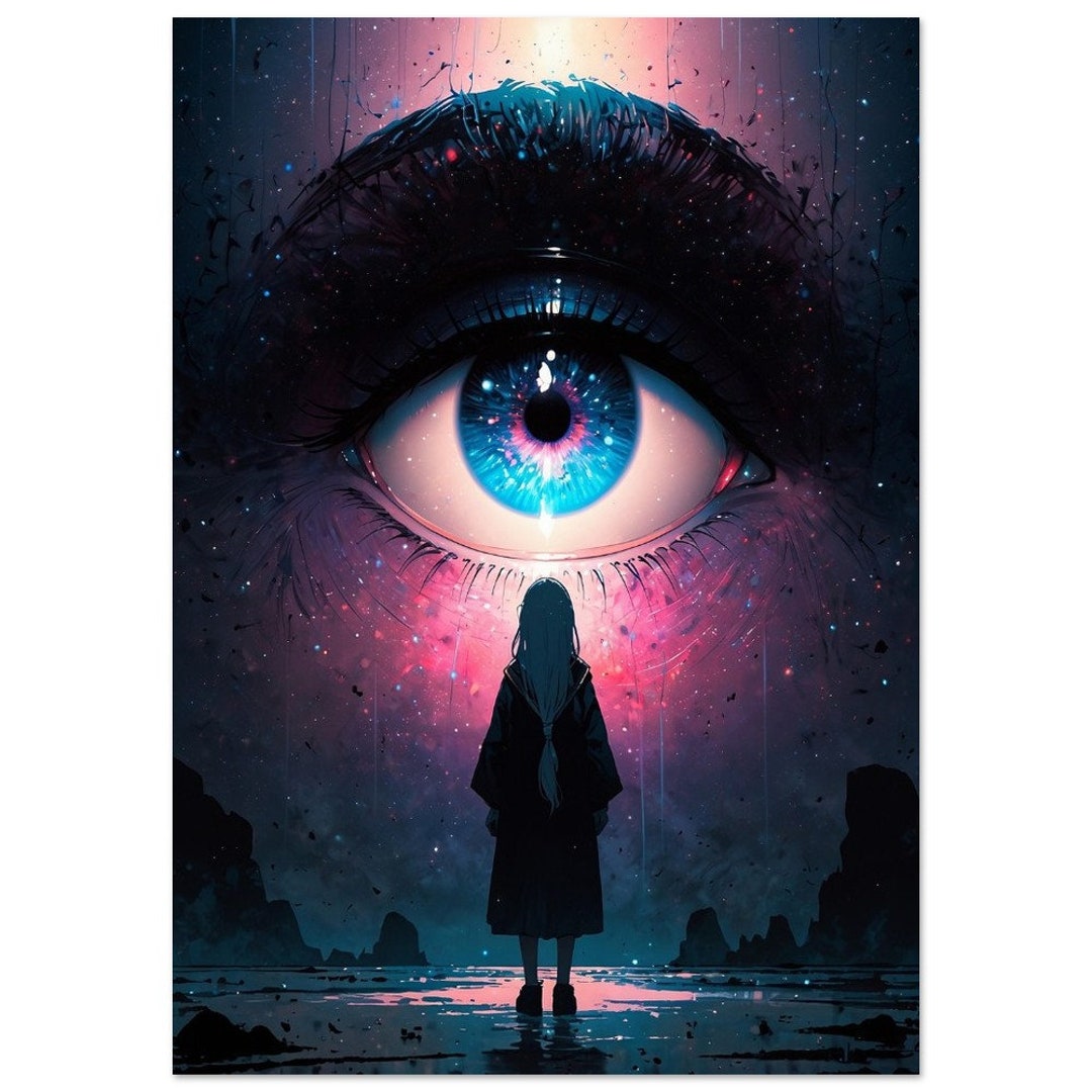 Poster Wall Art the All Seeing Eye Matte Poster High Resolution Wall ...