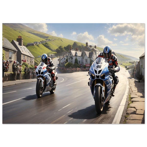 Isle of Man Tt Poster - Etsy
