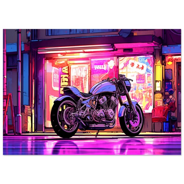 Cafe Racer Poster - Etsy