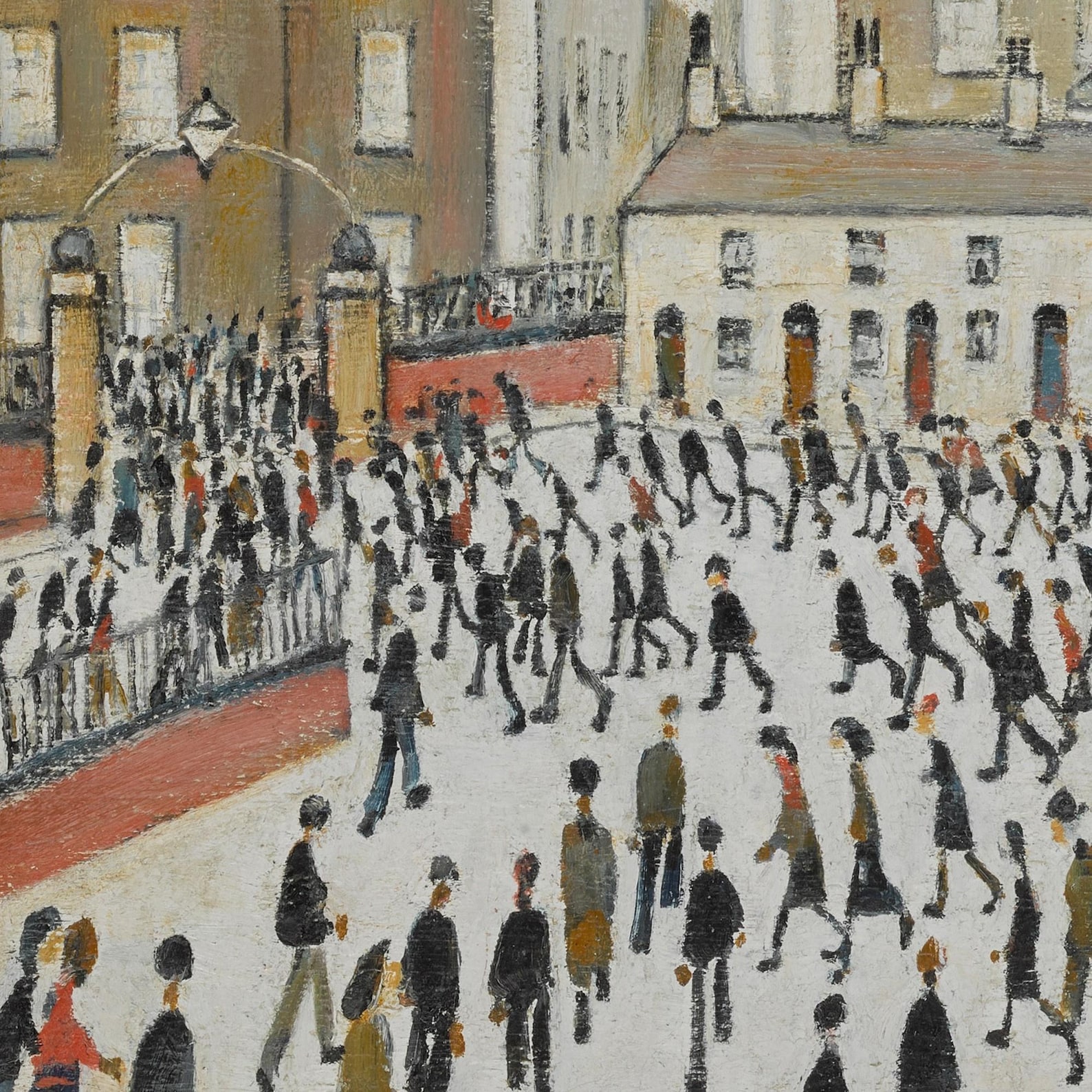 Going to Work, Lowry Frame Tv Art, Art Gift for Her, Instant Download ...