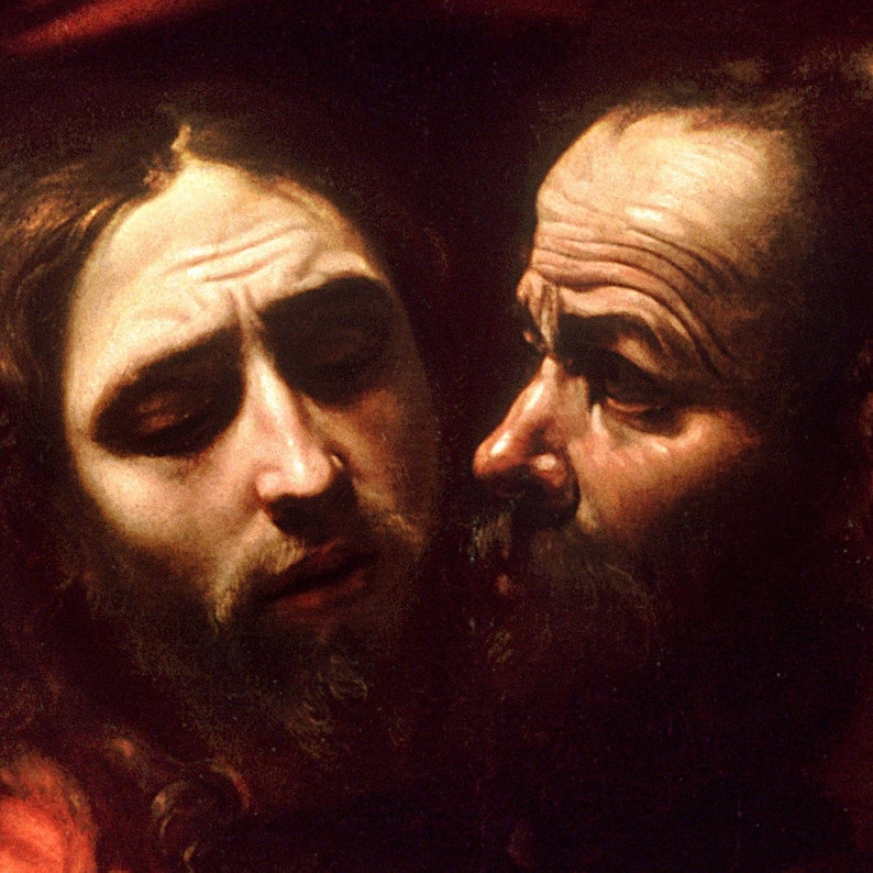 The Taking of CHRIST, Caravaggio Art Print, Instant DOWNLOAD, Easter ...