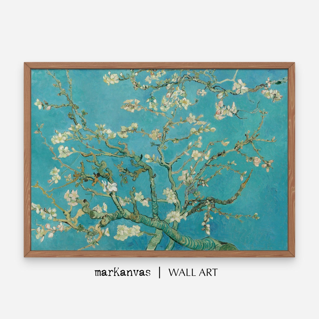 Van Gogh Almond Blossom Print: Spring Botanical Wall Art (digital ...