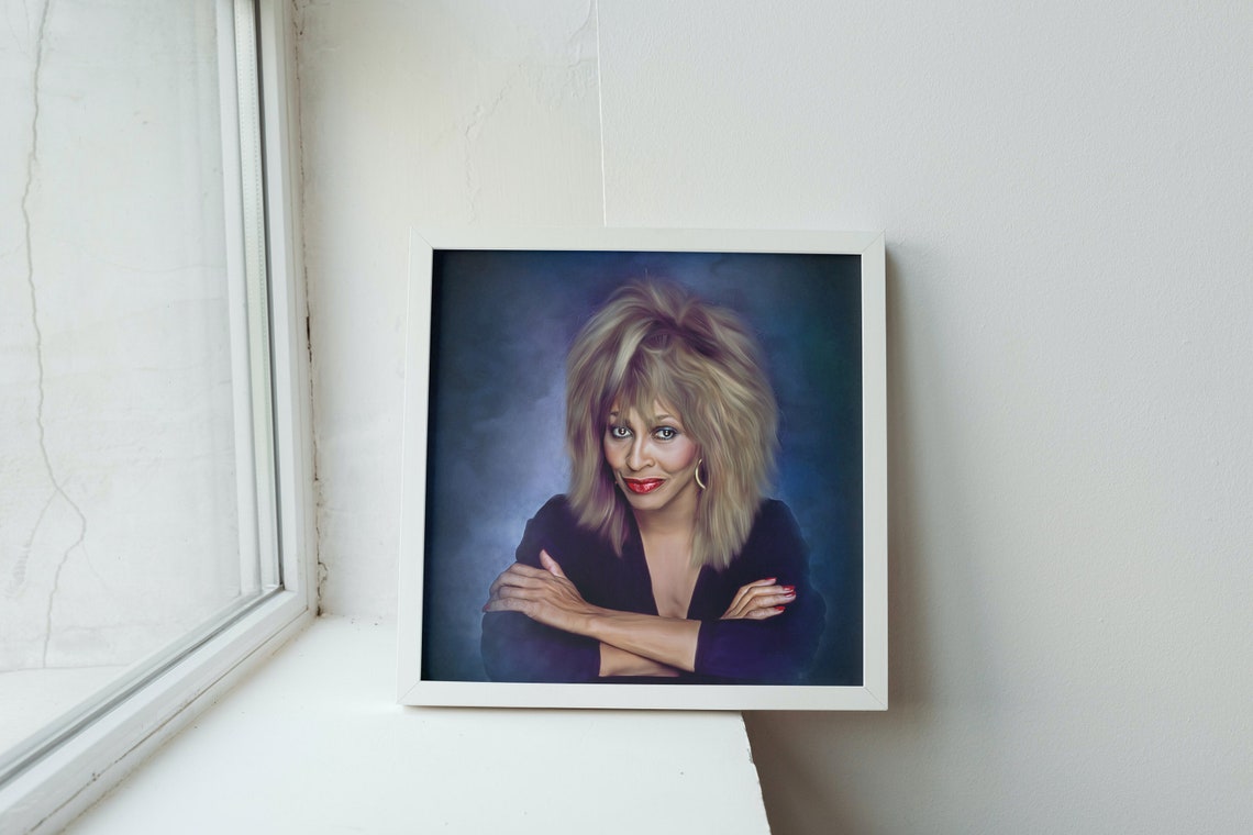 Tina Turner Gift Idea: Stunning Pop Art Style Portrait for - Etsy