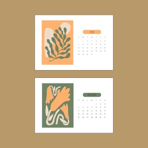 2024 PRINTABLE Matisse Art Calendar, Instant DOWNLOAD, 2024 Wall ...