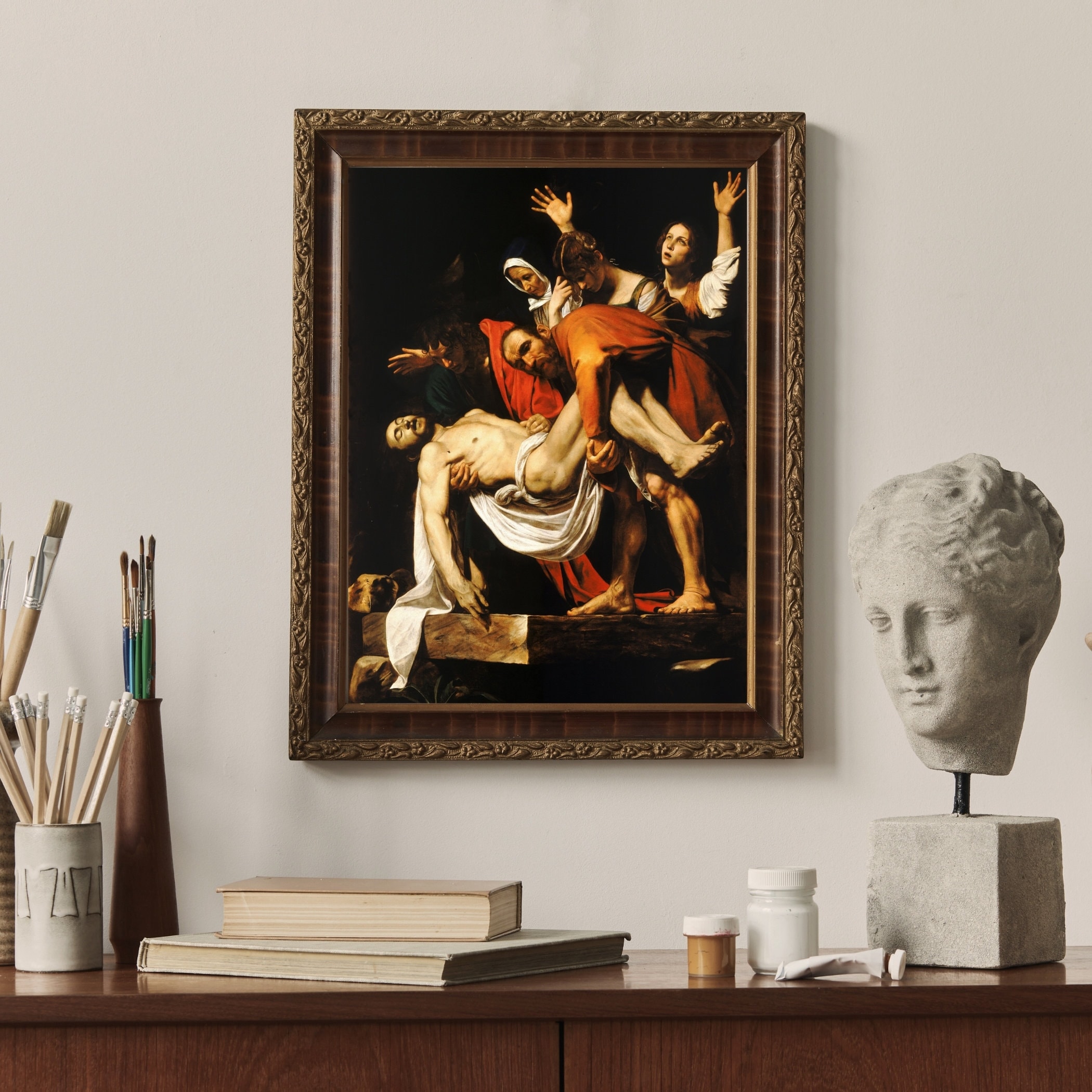 The Entombment of Christ by Caravaggio, Instant DOWNLOAD, Easter Wall ...