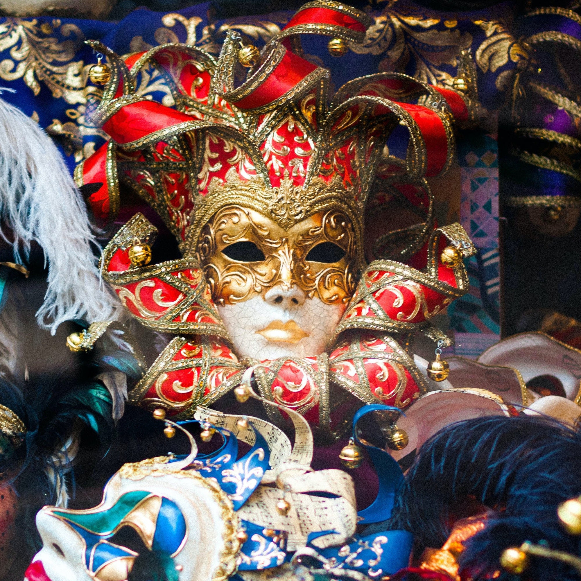 Samsung Tv Frame Art, Venetian Jester Mask, Mardi Gras Mask, Instant ...