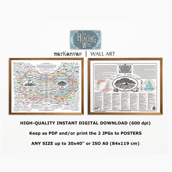 The Healing Web Poster - Etsy