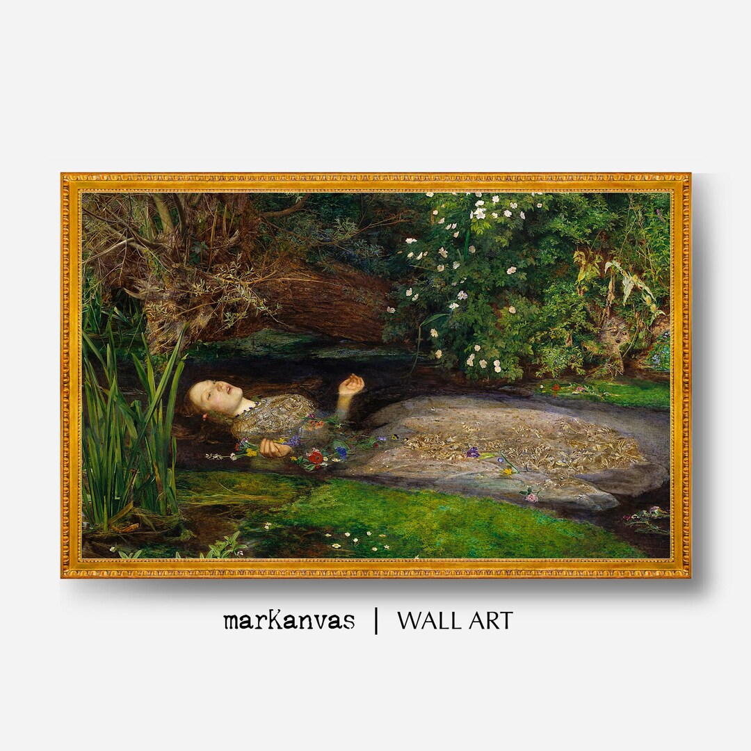 Ophelia Print by Millais: Pre-raphaelite Shakespeare Art (digital ...