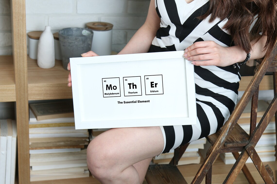 Mother Essential Element Periodic Table Mothers Day Gift for - Etsy