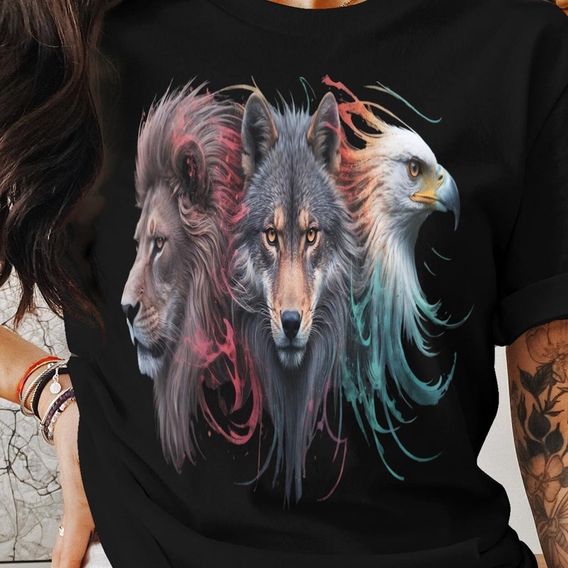 Wolf and Lion Art - Etsy