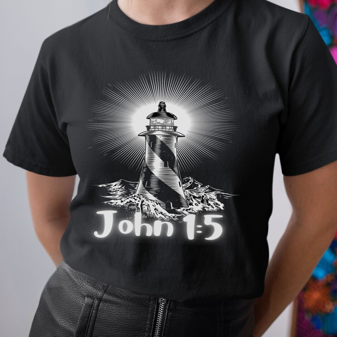 Lighthouse With Bible Verse, John 1:5, Be the Light, Faith Illuminated ...