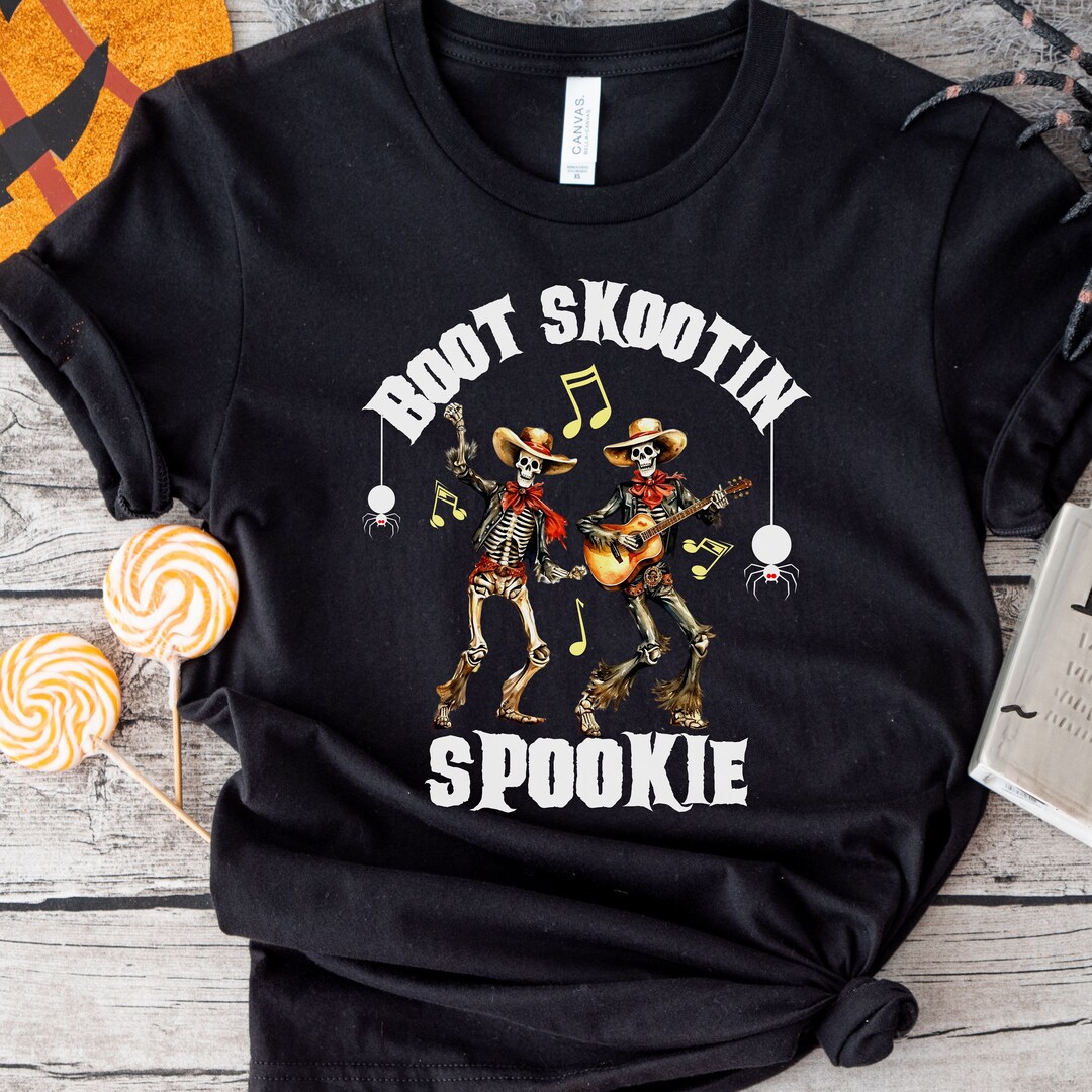 Boot Skootin Spookie Halloween Dancing Cowboys, Spooky Barn Dance ...