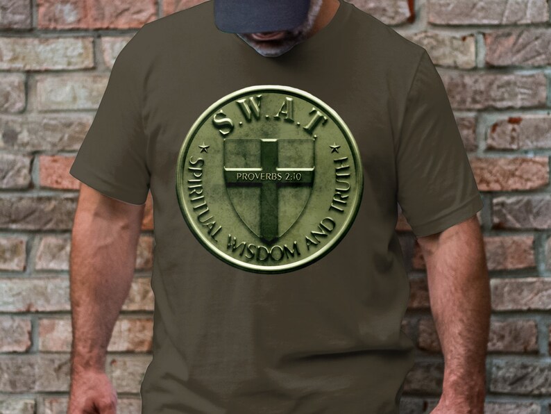 SWAT Spiritual Wisdom and Truth Proverbs 2:10 Emblem T-shirt Design ...