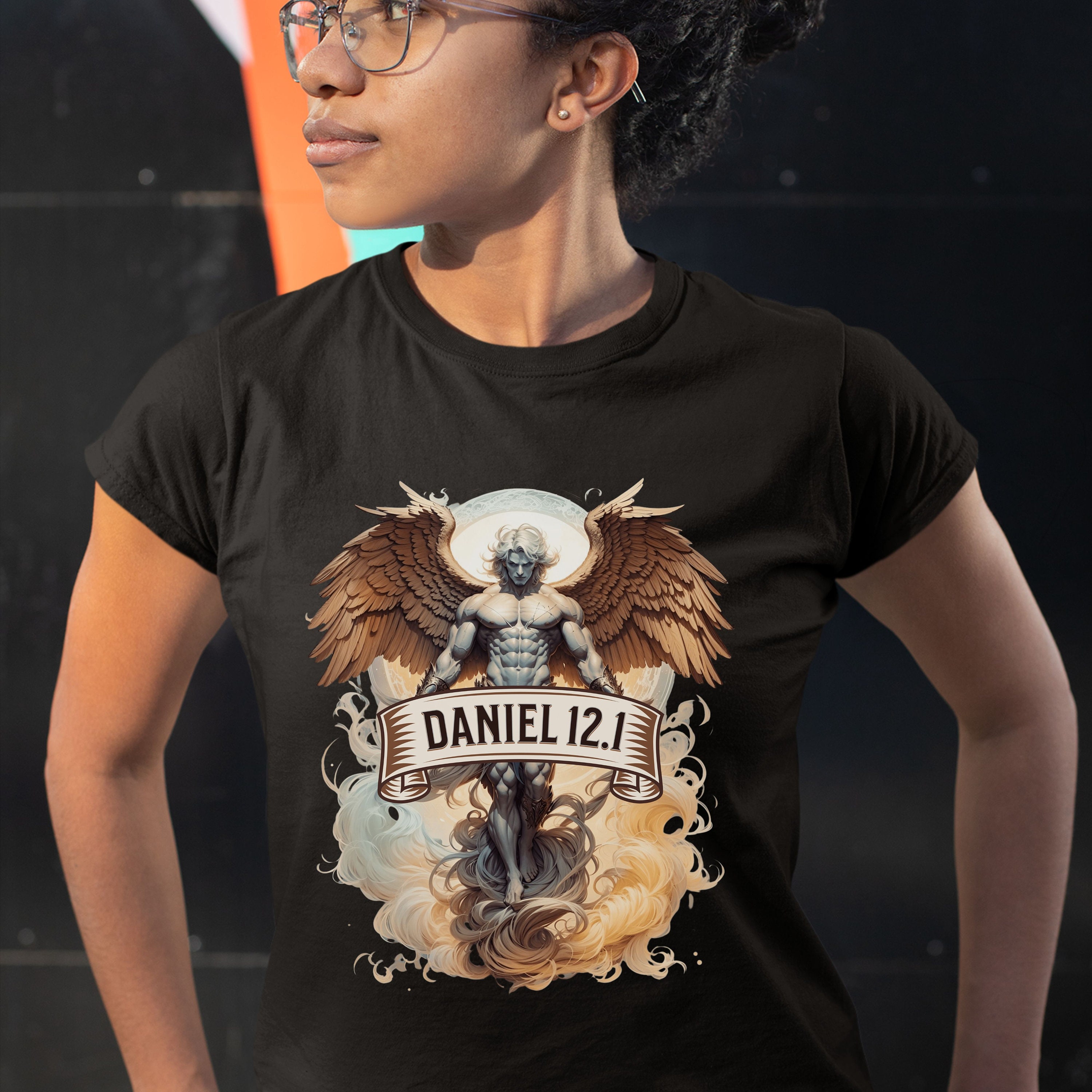 Archangel Michael Daniel 12:1 T-shirt, Angelic Biblical Design, Angelic ...