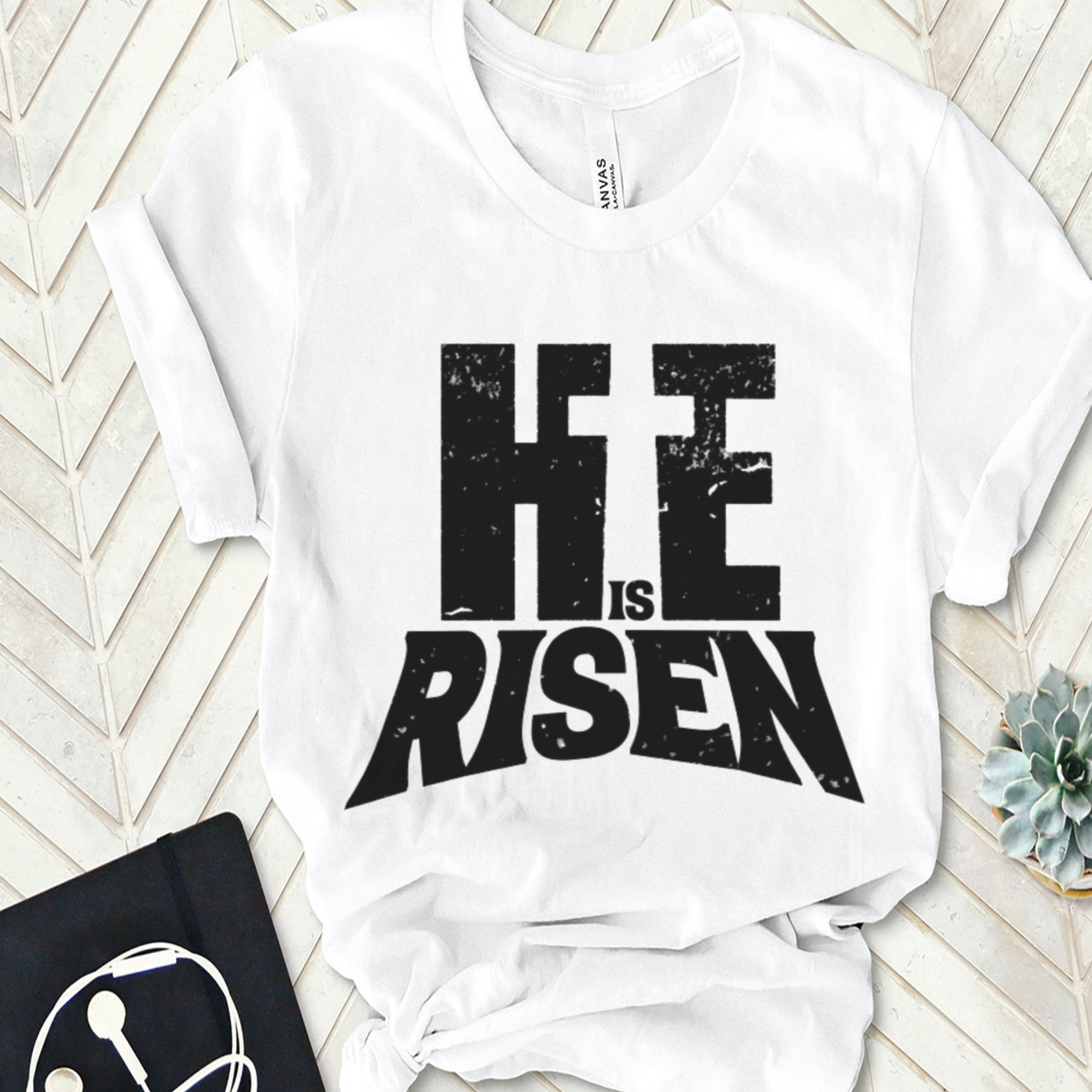 He is Risen T-shirt, Christian T-shirt, Easter T Shirt, Jesus Shirt ...