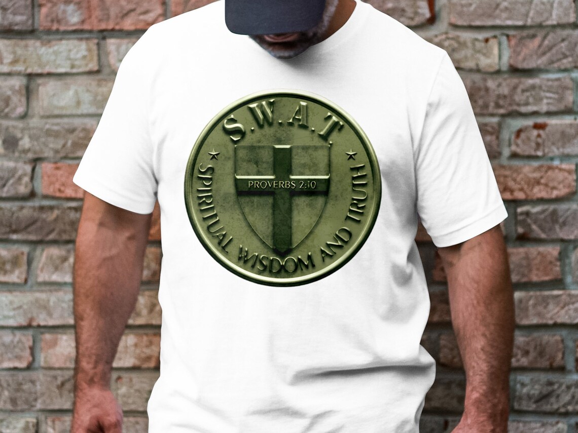 SWAT Spiritual Wisdom and Truth Proverbs 2:10 Emblem T-shirt Design ...