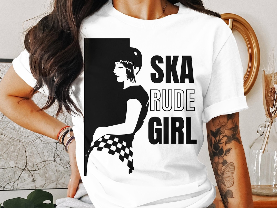 Women's Ska Rude Girl T-shirt, Vintage Music Tee, Retro 80s SKA Graphic ...