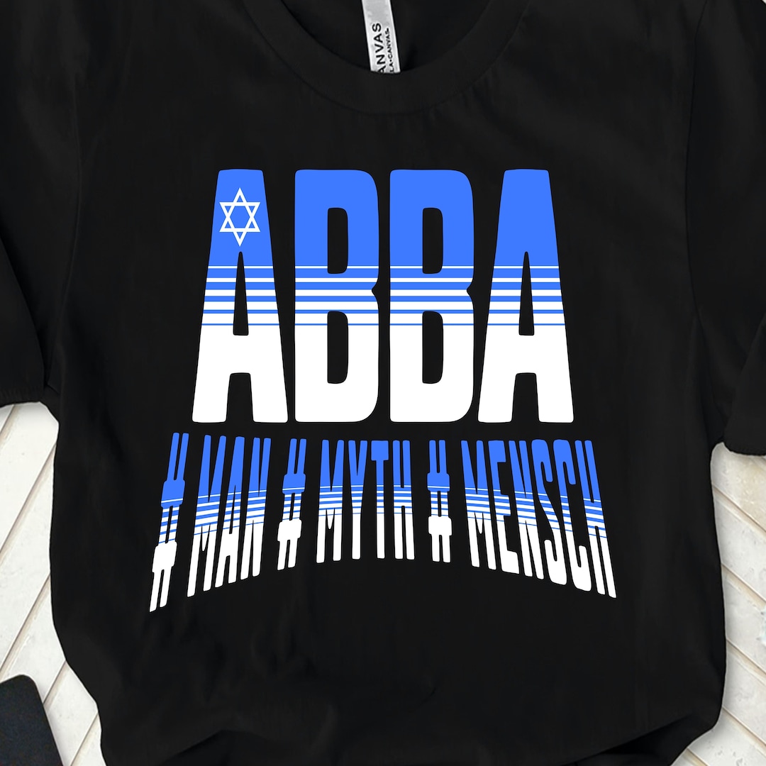 Abba, the Man the Myth Mensch, Dad Gift, Jewish, Yiddish, Honour ...