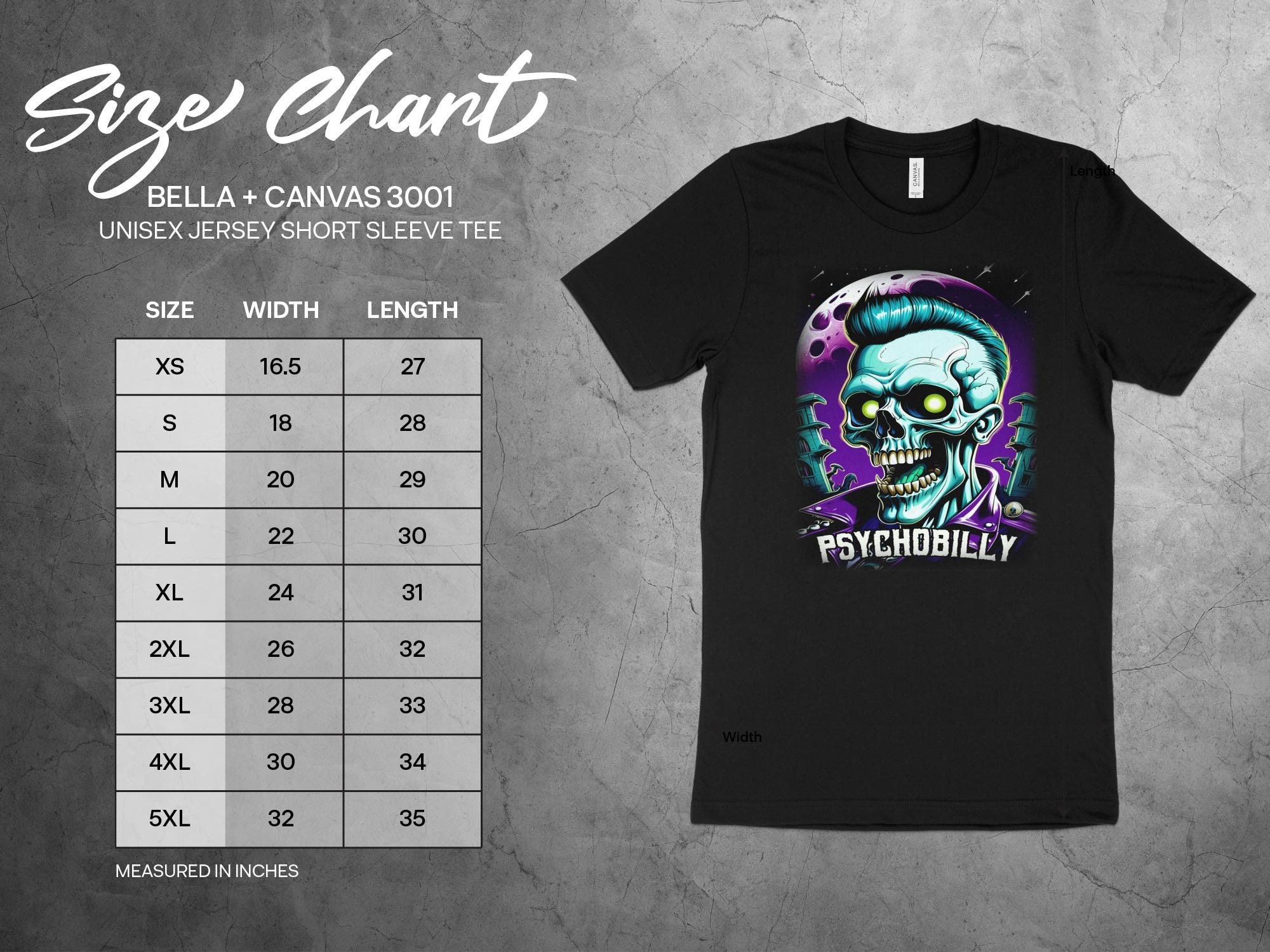 Psychobilly Skull Graphic Tee, Psychedelic Art T-shirt - Etsy