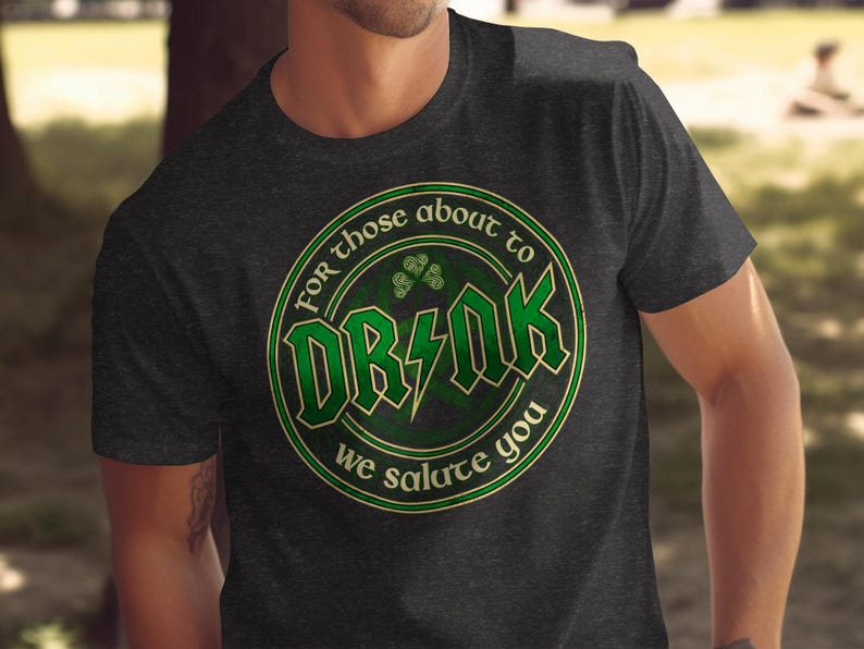 Funny St Patricks Day Drinking T-shirt, Lucky Clover Design - Etsy UK