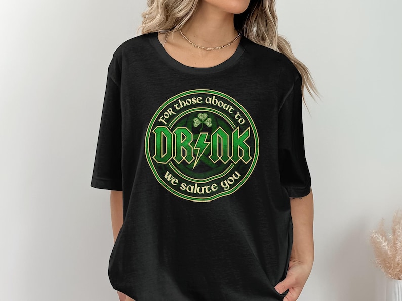 Funny St Patricks Day Drinking T-shirt, Lucky Clover Design - Etsy UK