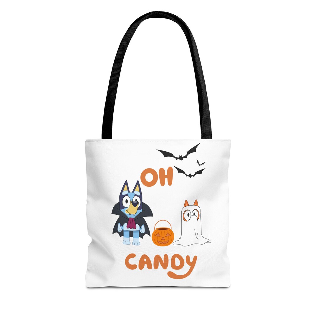 Bluey Halloween Tote Bag AOP - Etsy