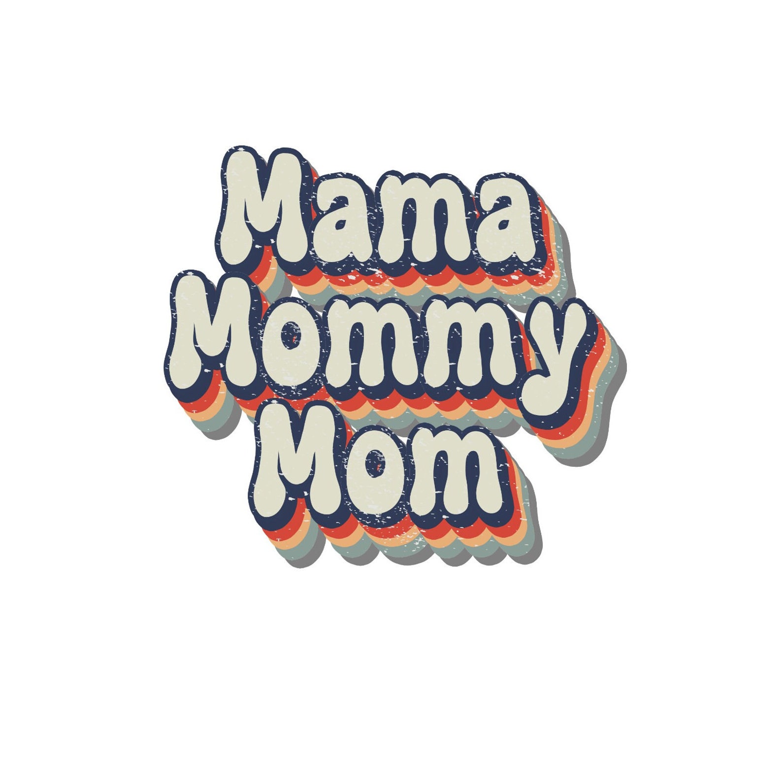 Mama, Mommy, Mom, Retro, Fun, Digital Image, Download, Sublimation - Etsy