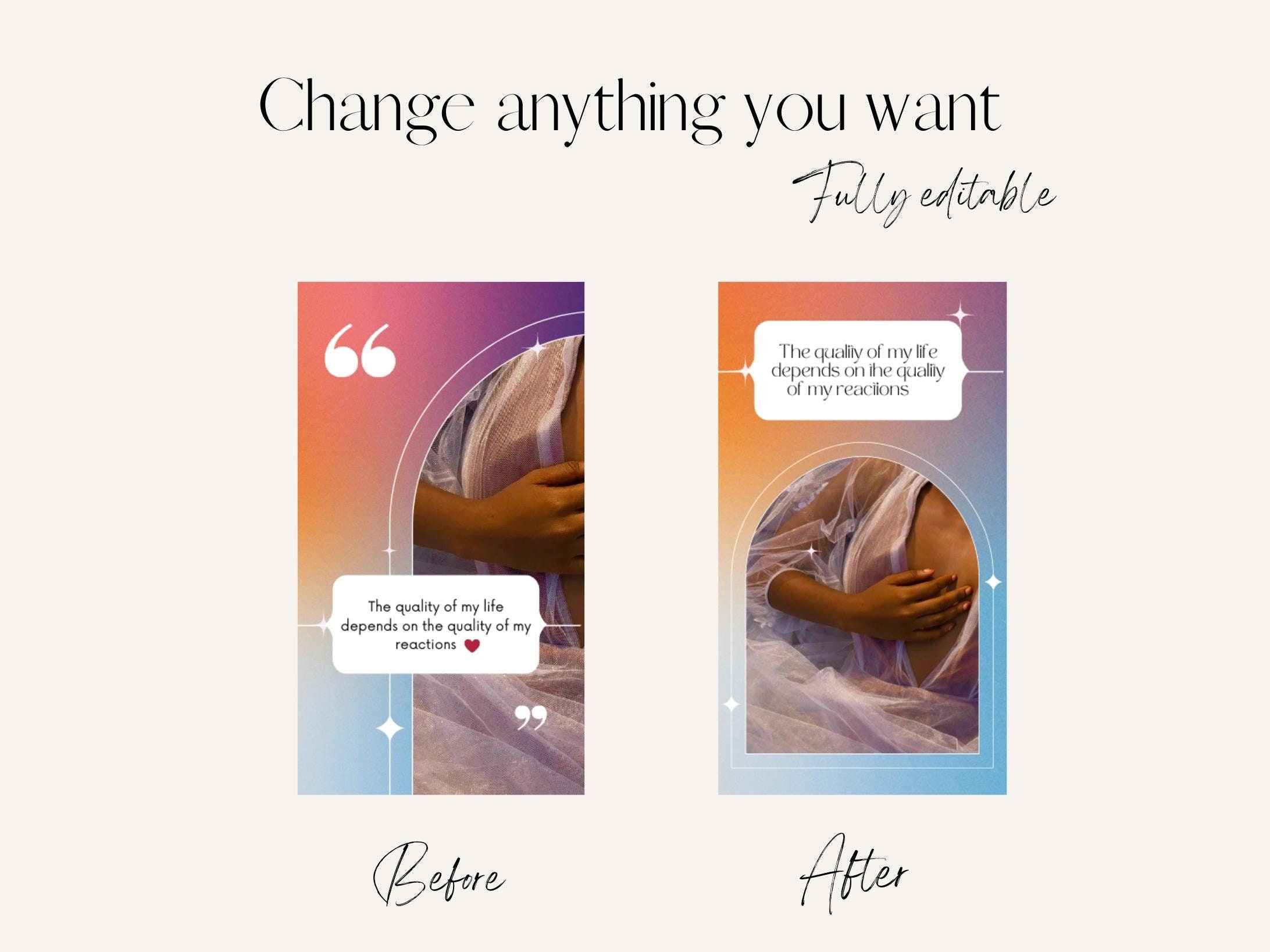 Spiritual Instagram Post Templates Energy Healing Instagram Templates ...