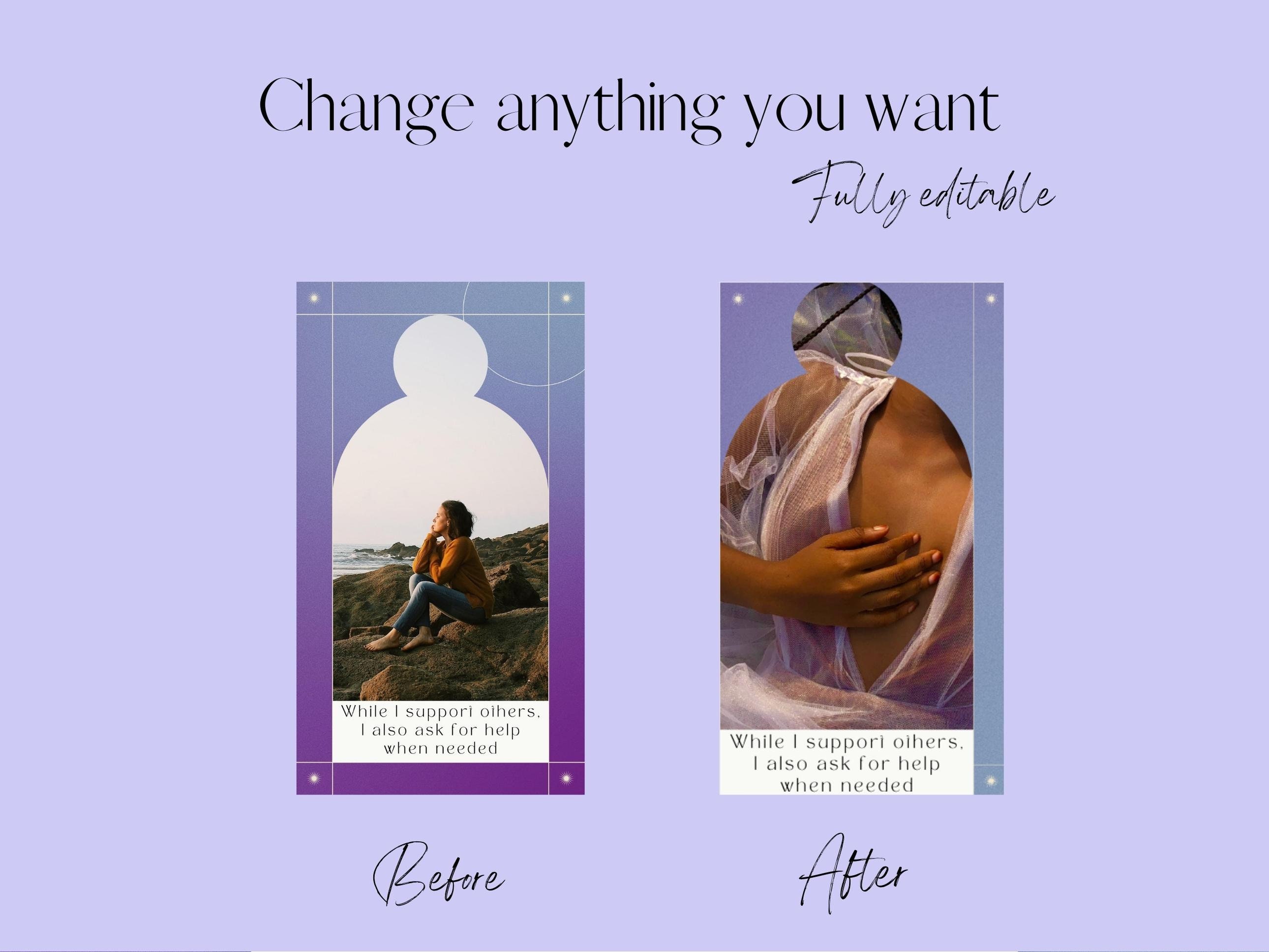 Spiritual Instagram Post Templates Energy Healing Instagram Templates ...