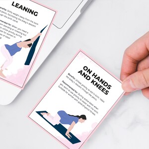 Labour/labor Positions Printable Flashcards, Childbirth Education Tool ...