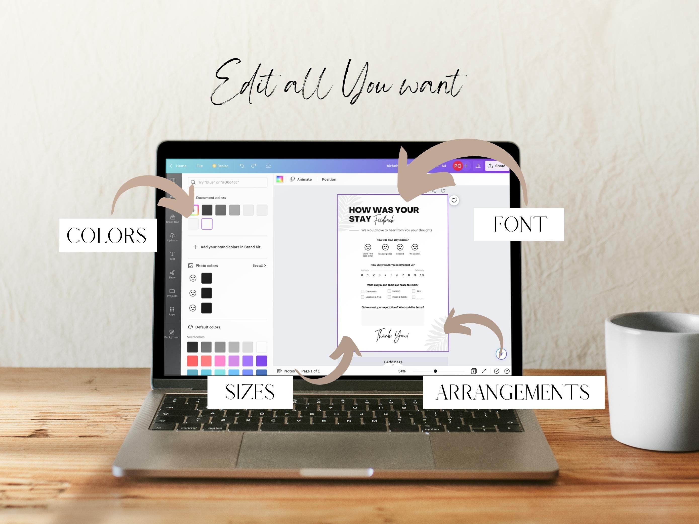 Guest Comment Feedback Form | Vacation Rental Feedback | Form for ...