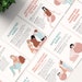Labour/labor Positions Printable Flashcards, Natural Childbirth ...