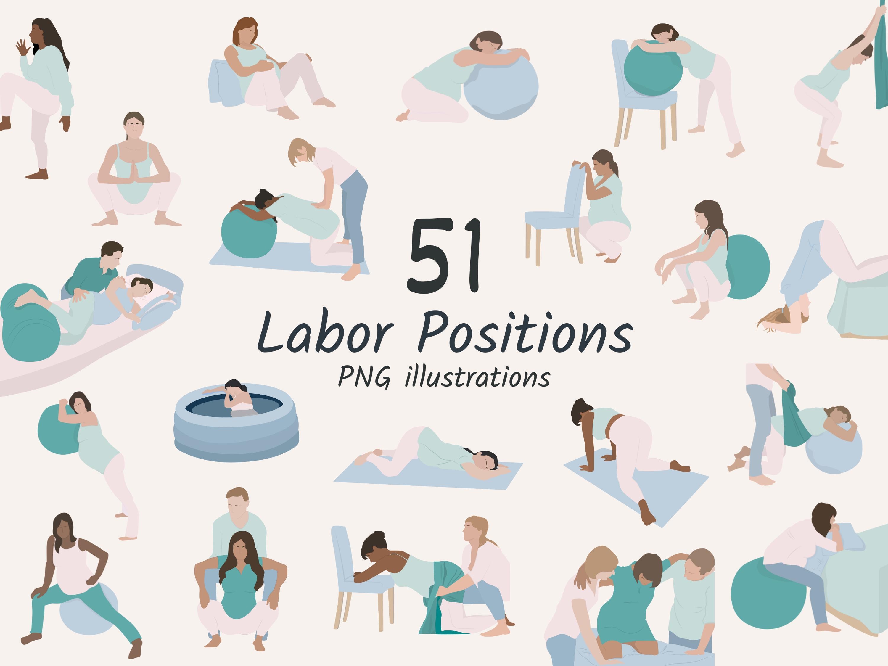 51 Labor and Delivery Positions, Unique PNG Fordoulas, Midwives ...