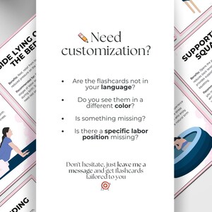 Printable Labour Positions Flash Cards | Alternative Labor Positions ...