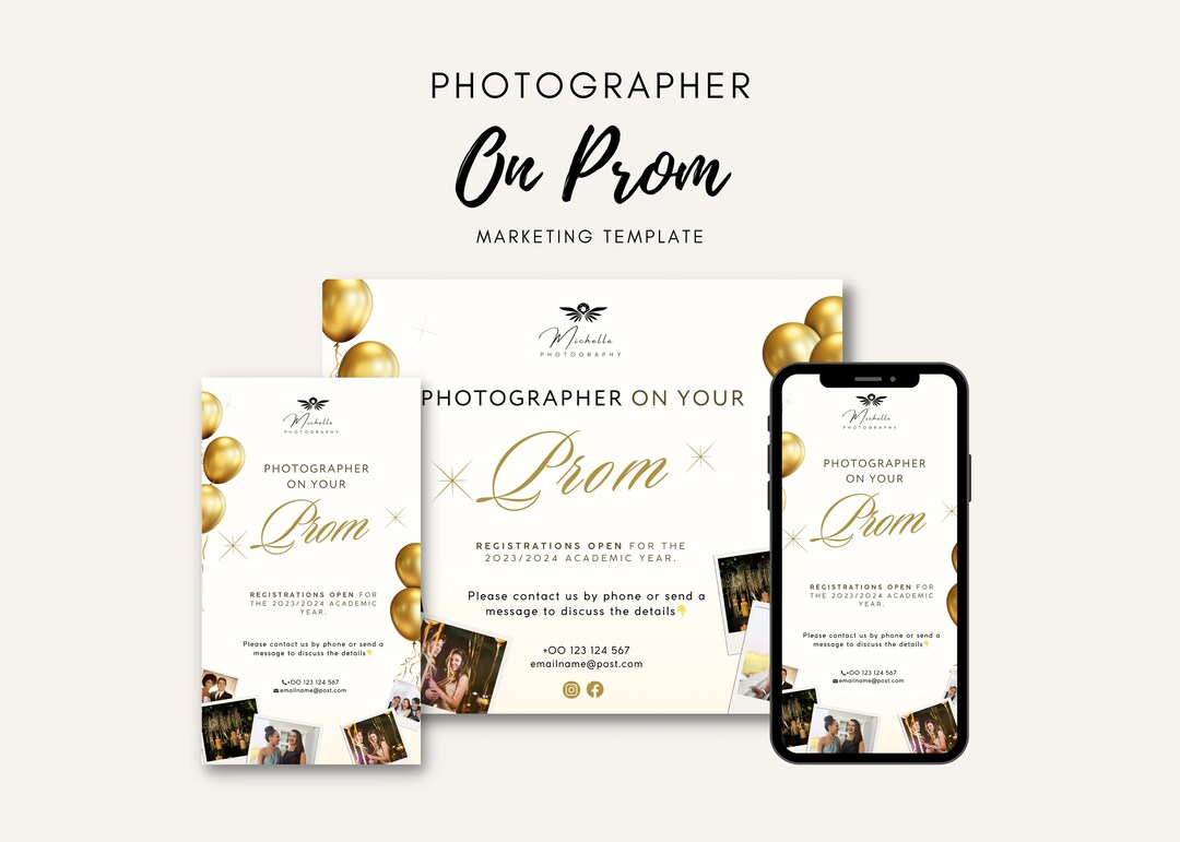 Photographer on Prom Offer Template Prom Photographer Offer Template ...