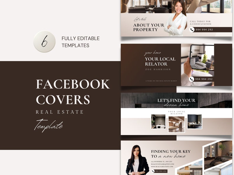 Real Estate Facebook Cover Template, Facebook Relator Cover Photos ...
