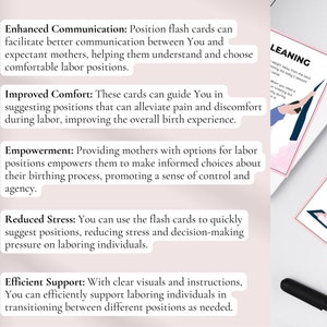 Printable Labour Positions Flash Cards | Alternative Labor Positions ...