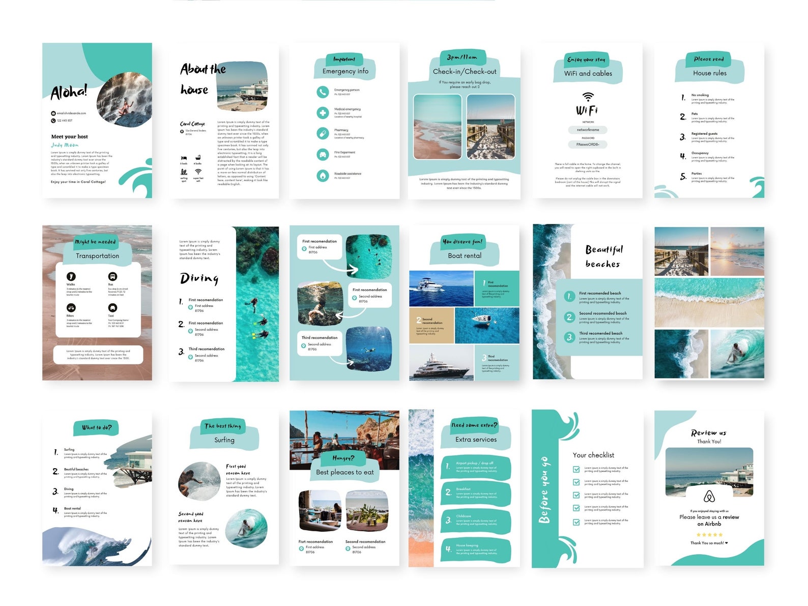 Airbnb Mega Bundle Airbnb Host Bundle Business Card - Etsy