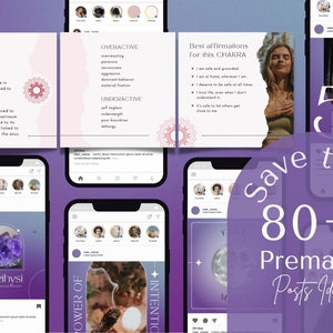 Spiritual Instagram Post Templates | Energy Healing Instagram Templates ...