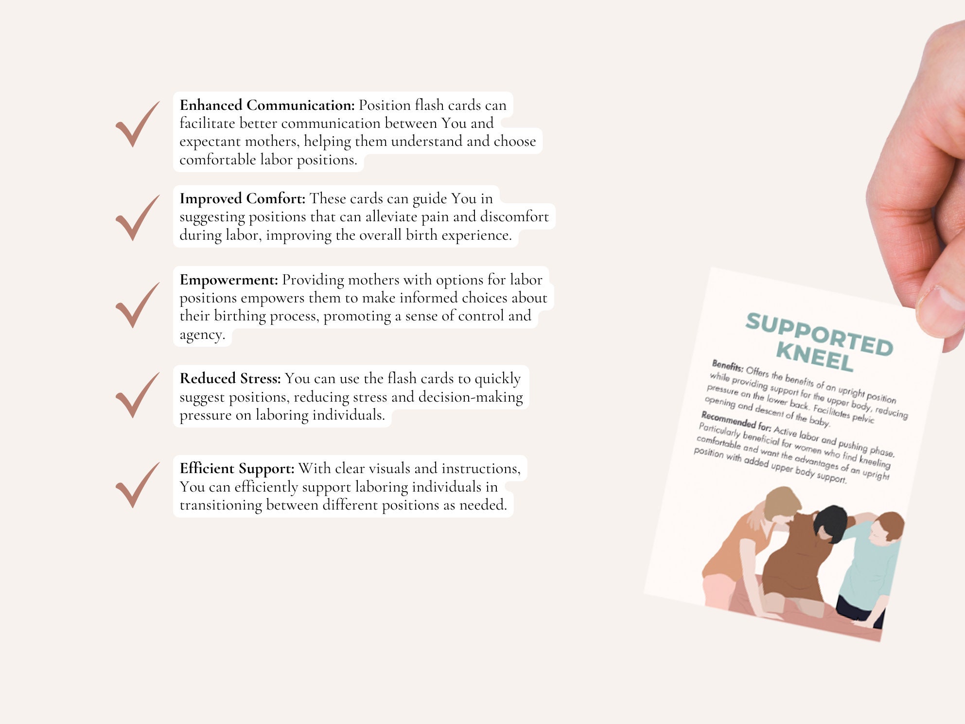 Labor Positions Flashcards, Printable Labour Positions, Childbirth ...