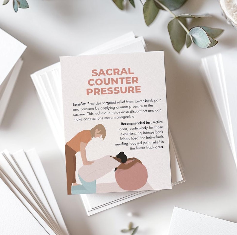 Labour Positions Flashcards, for Doulas, Midwives, Pregnant Ladies ...