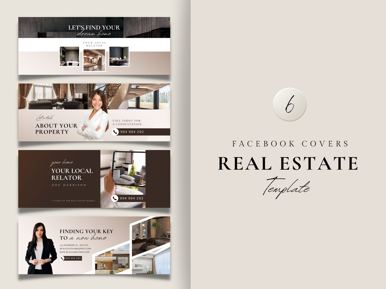 Real Estate Facebook Cover Template, Facebook Relator Cover Photos ...