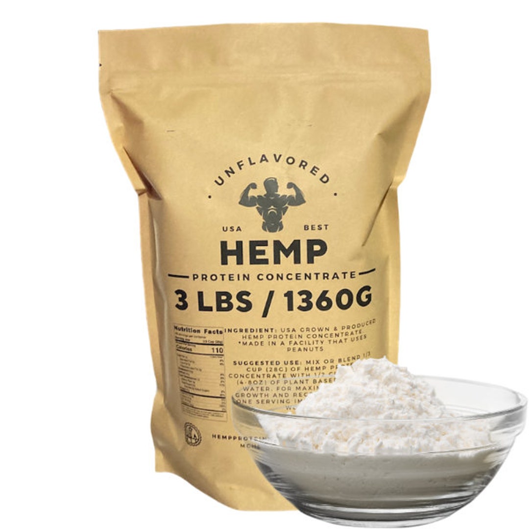 Hemp Heart Protein Concentrate, Premium USA Grown, Plant-based Vegan ...