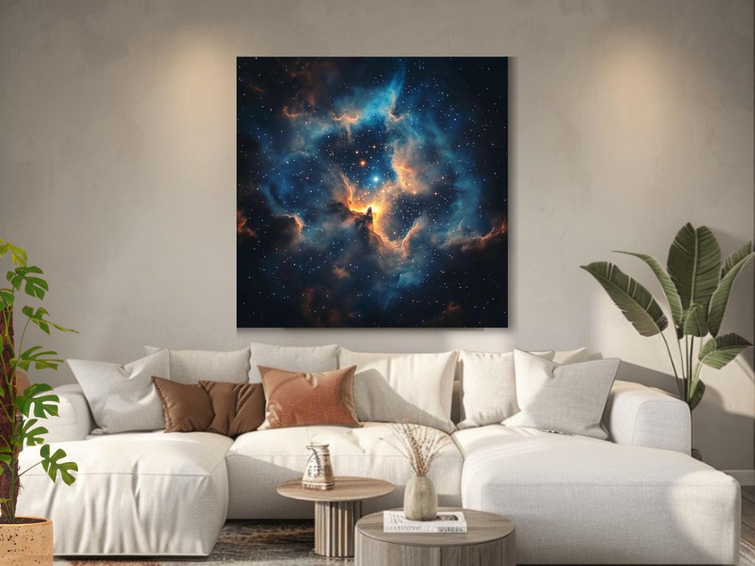 Star Nebula Wall Art, Astronomy Nebulae Wall Art, Nebula Canvas Wall Art, Space Wall Art Nebula ...