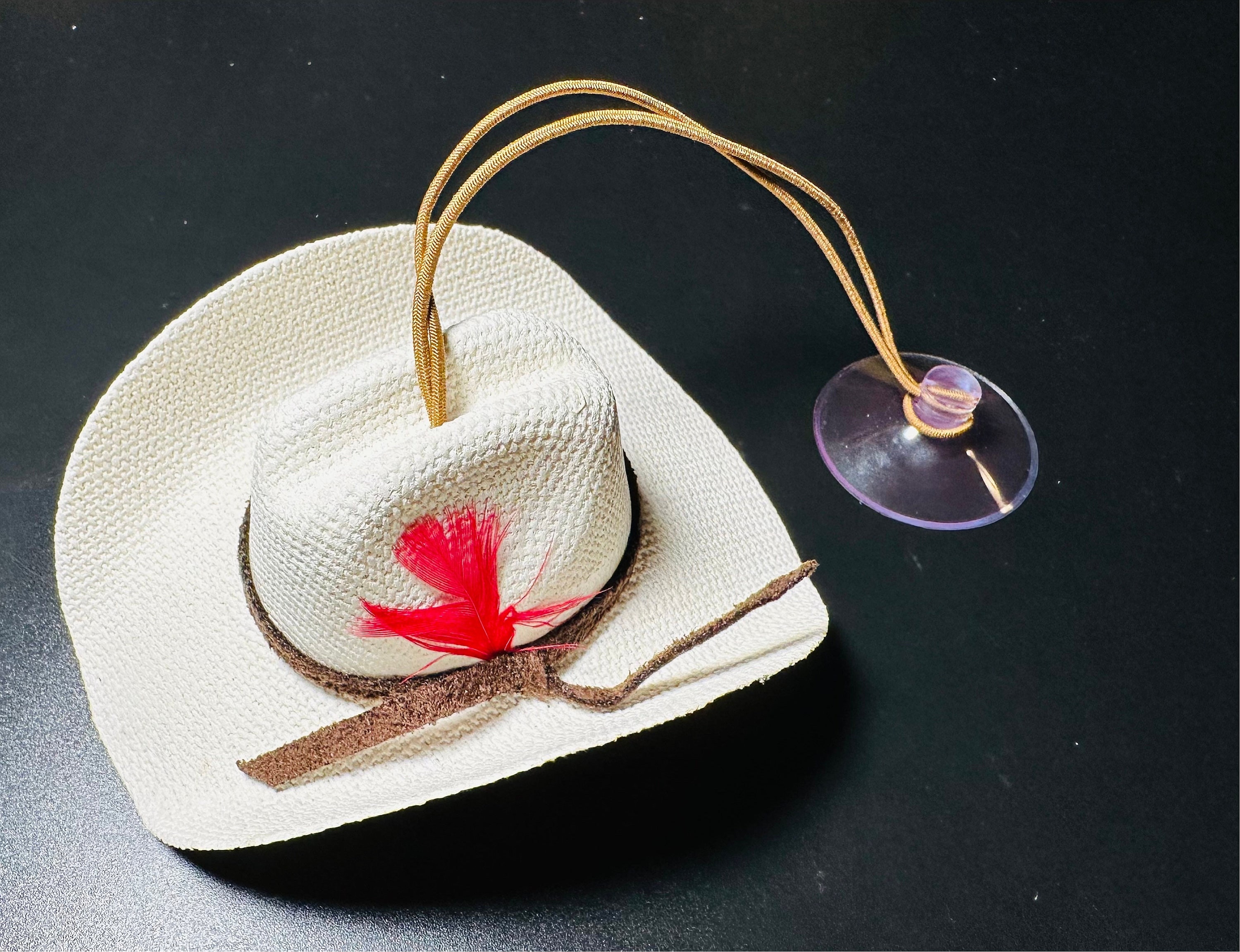 Cowboy Hat, Sombrero, Truck Charm, Car Charm, Car Decor, Mini Car Hat ...