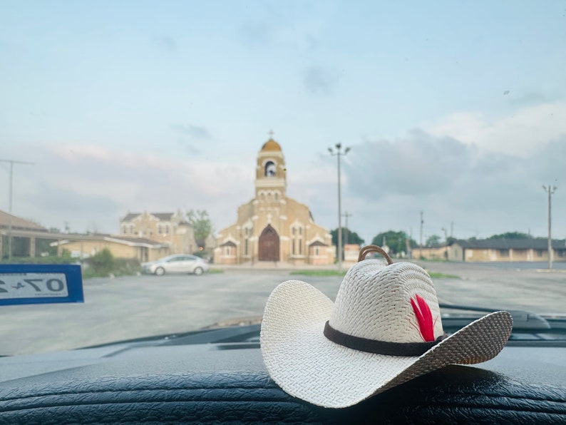 Cowboy Hat, Sombrero, Truck Charm, Car Charm, Car Decor, Mini Car Hat ...
